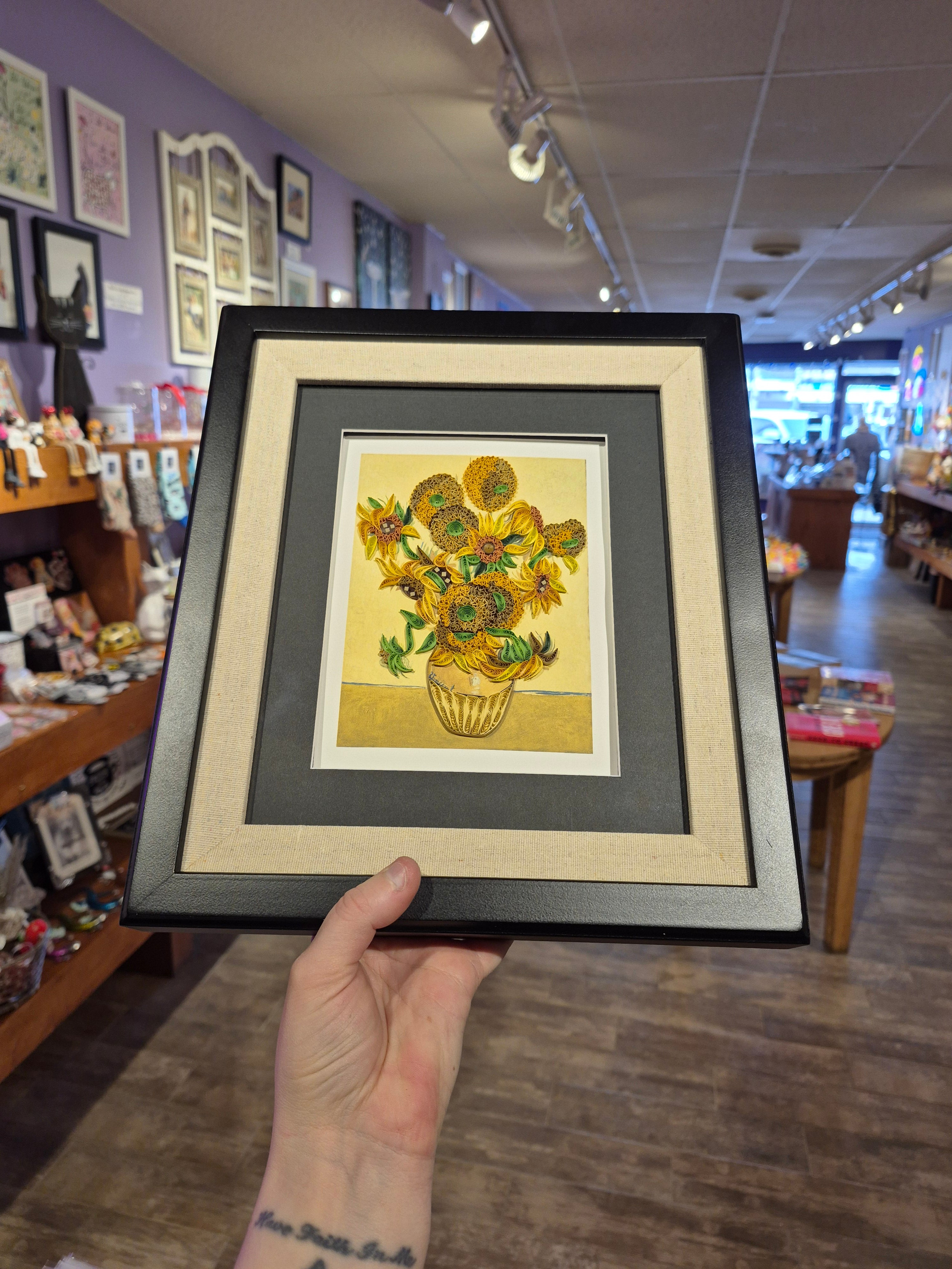 Vincent van Gogh Sunflowers Frame – MinaPeach Gift Shop